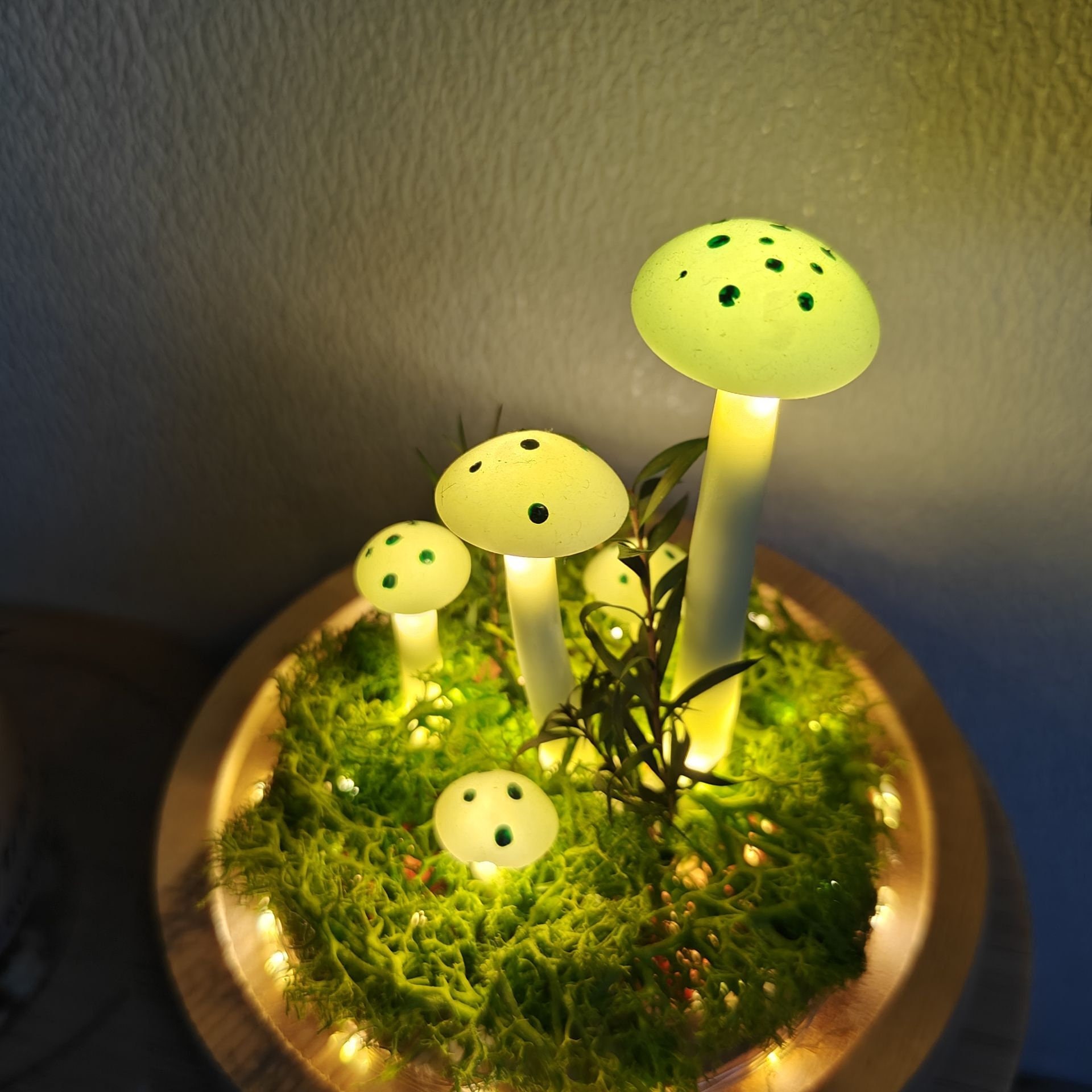 Handmade Glowing Mushroom Lights Fairy Glow Home Decor Fungus Lights ...