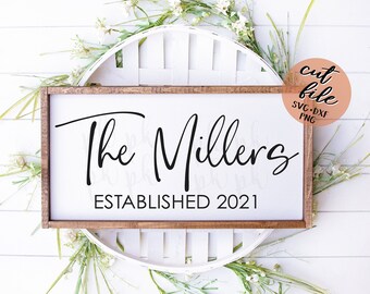 Established Sign Svg - Etsy