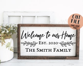 Family Welcome Sign - Etsy