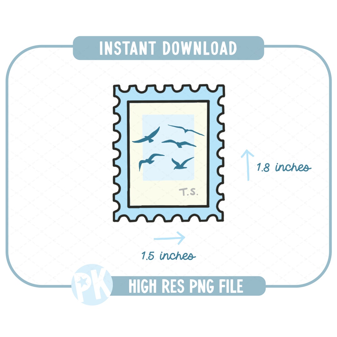 Taylor Stamp PNG / File for Creators / Sublimation / Postage Design ...