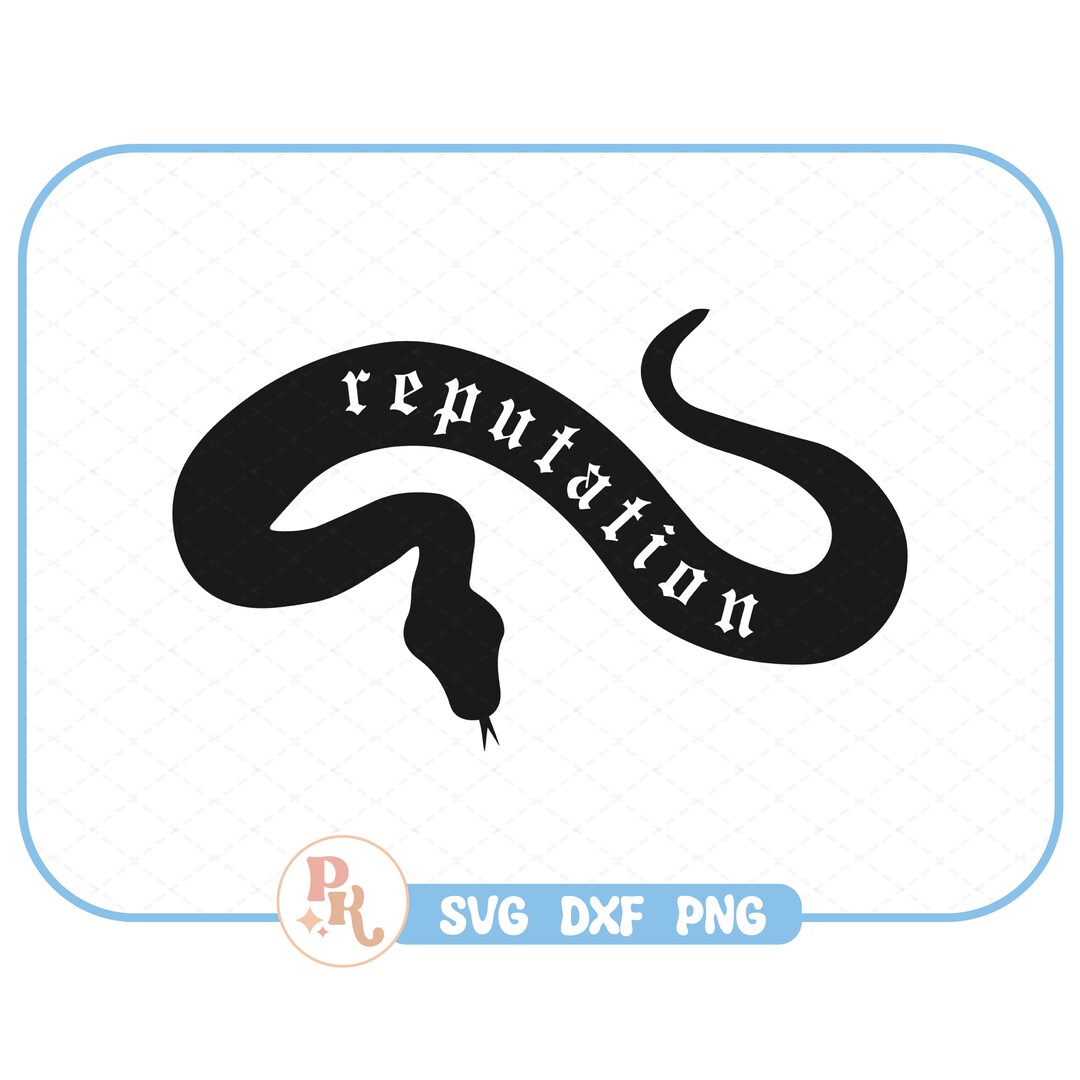 Reputation Snake SVG DXF PNG / Trendy Files for Creators / Cricut ...