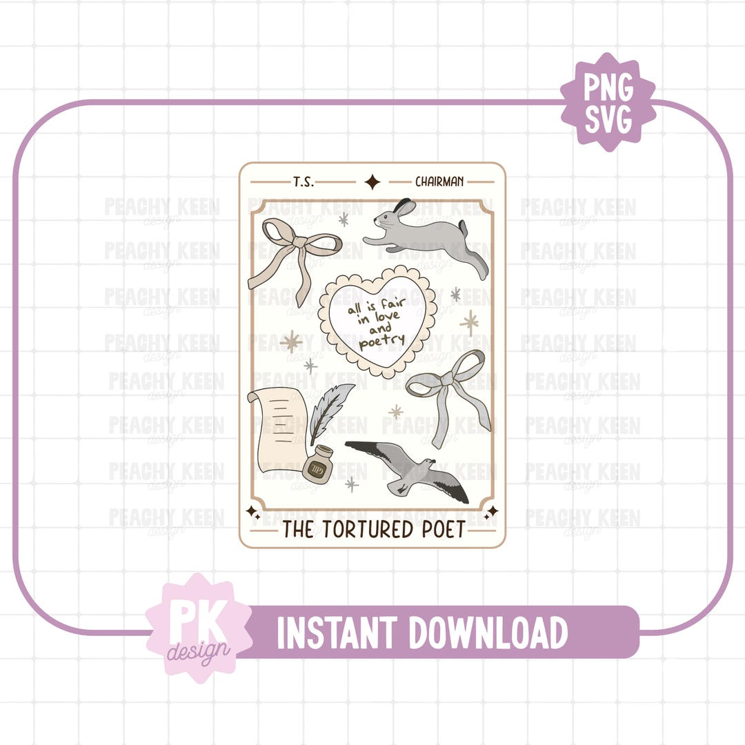 Pop Star Icons Tarot Card PNG + SVG / File for Creators / Sublimation ...