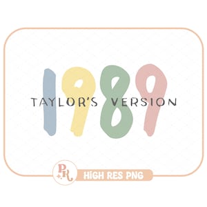 1989 TV PNG / Trendy File for Creators / Cricut / Sublimation / Instant ...