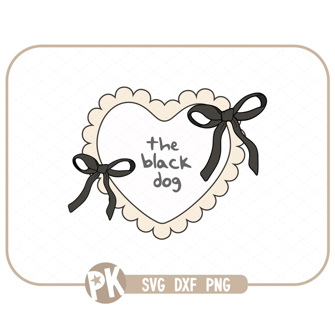 The Black Dog SVG DXF PNG / Trendy File for Creators / the Tortured ...