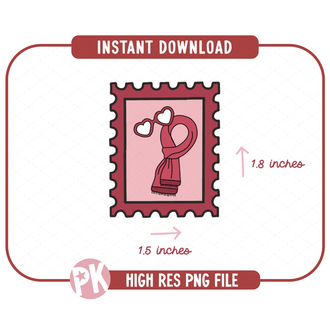 Red Album Stamp PNG / Trendy File for Creators / Sublimation / Eras ...