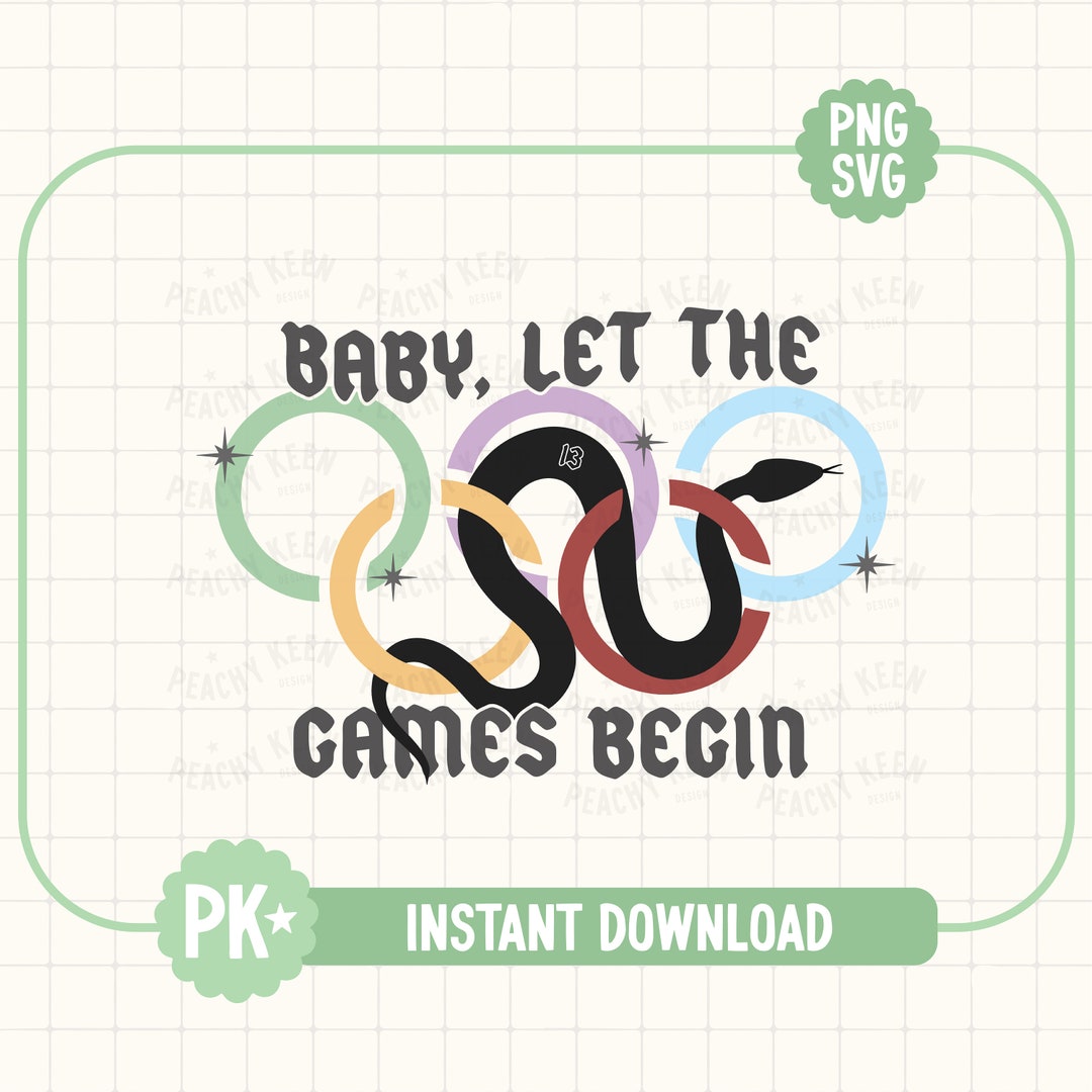 Baby Let the Games Begin Olympics SVG PNG / File for Creators / Sticker ...