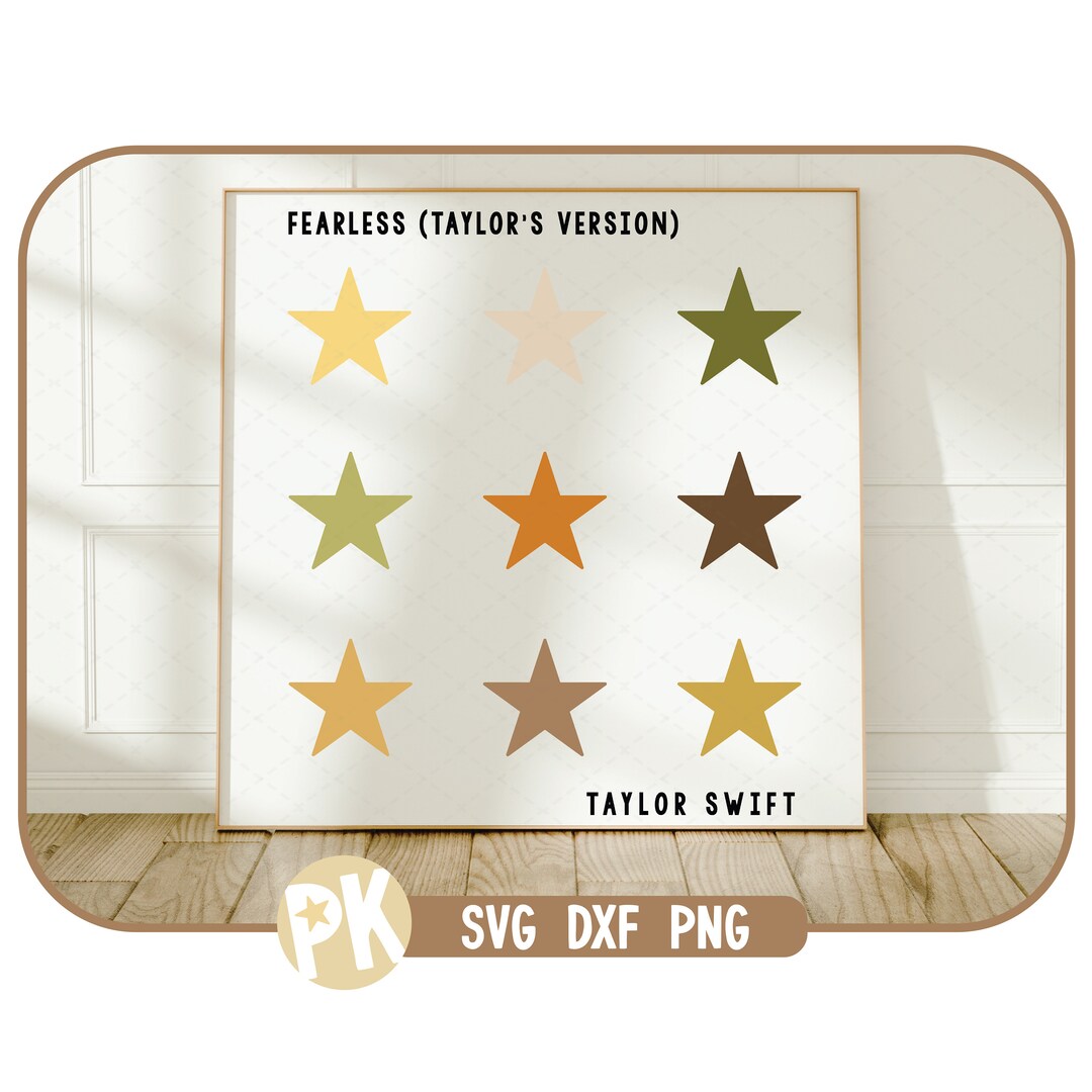 Fearless Color Palette SVG DXF PNG / Trendy Files for Creators / Cricut ...