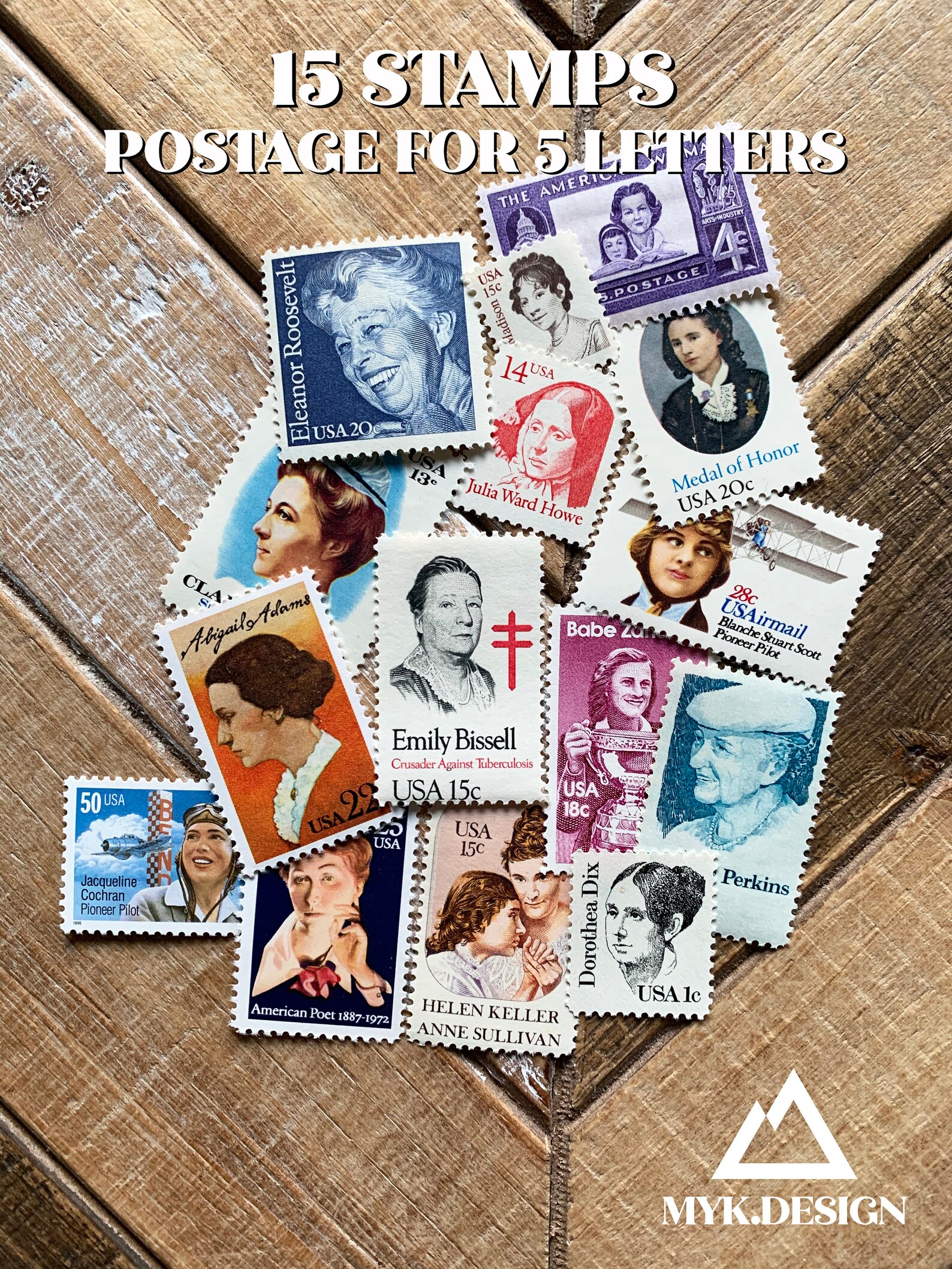 15 Famous Women Stamps Postage For 5 Letters Vintage Etsy 15-famous-women-stamps-postage-for-5-letters-vintage-etsy