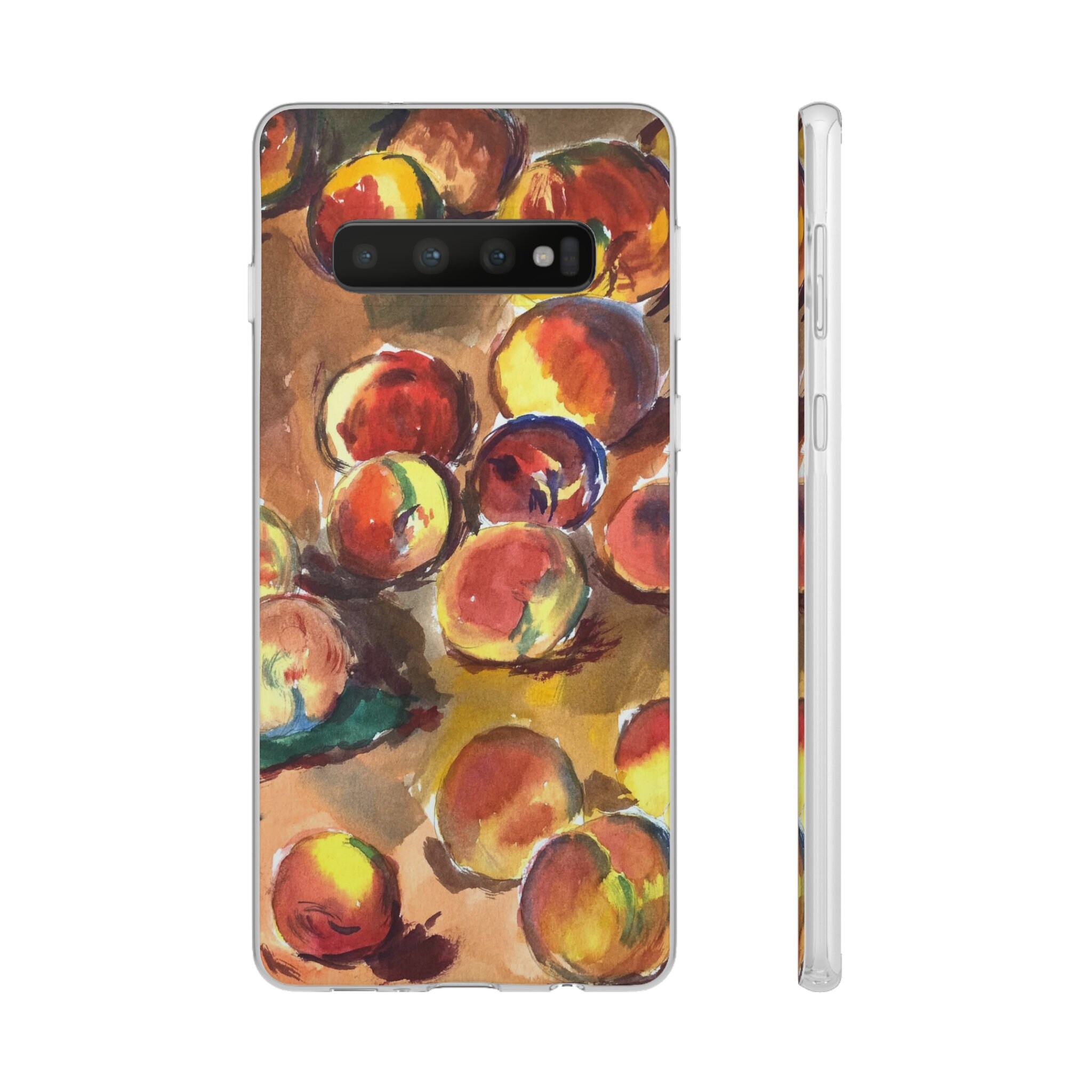 Flexi Phone Case Peaches by Claude Monet but in Watercolour ...