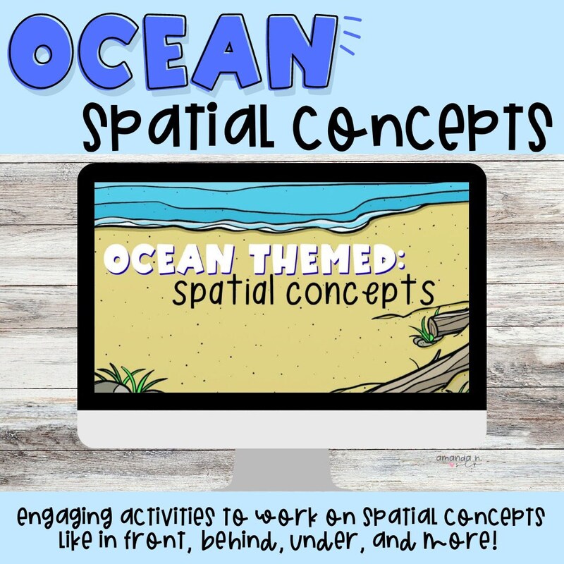 Spatial Concepts Speech Therapy - Etsy