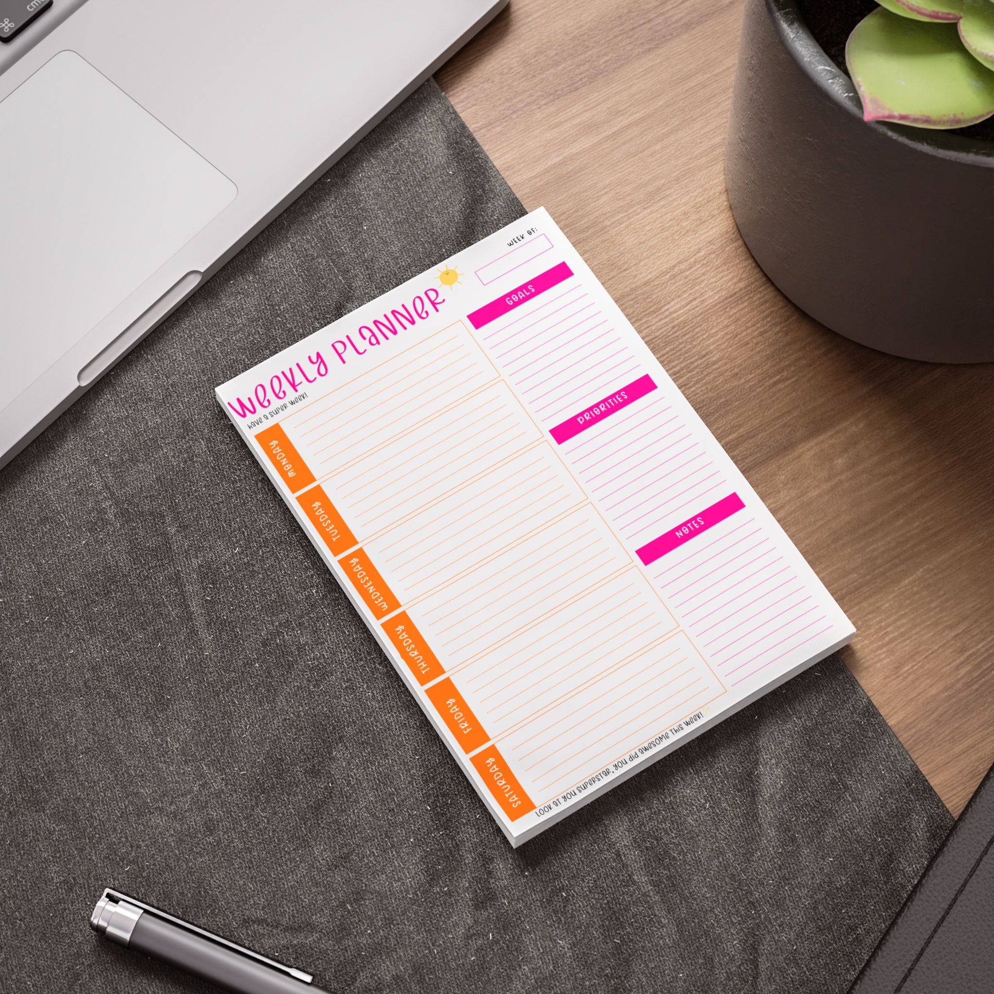 Weekly Planner Post-it®, Weekly Planner, Teacher Planner, SLP Planner ...
