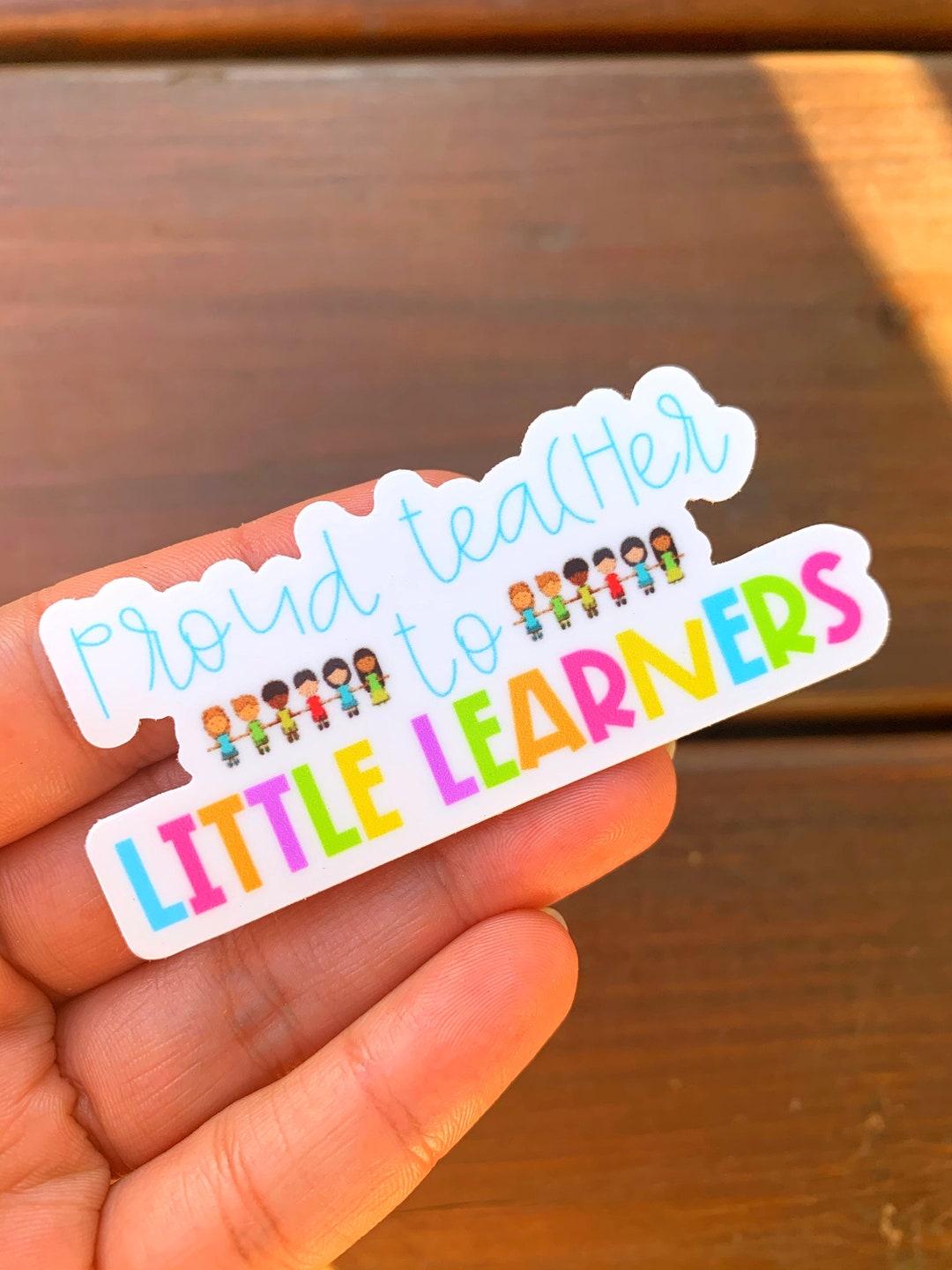 Proud Teacher to Little Learners, Teacher Merch, Teacher Sticker ...