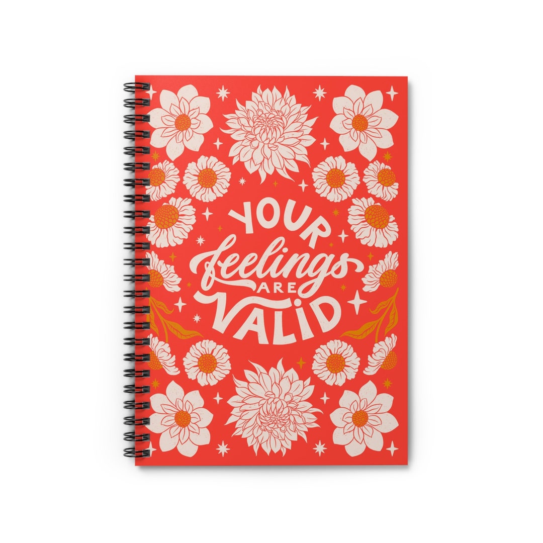 Your Feelings Are Valid Notebook, Speech Therapist, Speech Gift ...