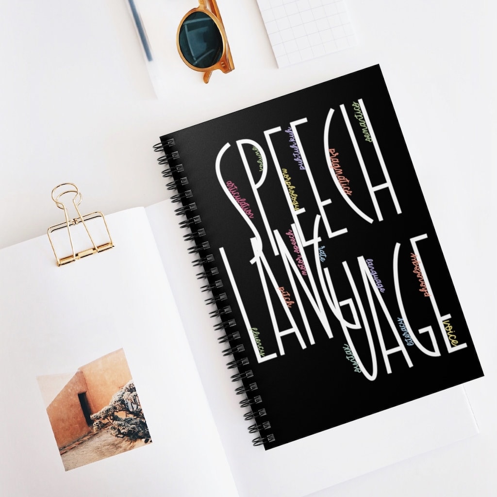 Speech Journal, Speech Data Notebook, SLP Notebook, SLP Gift, SLP ...