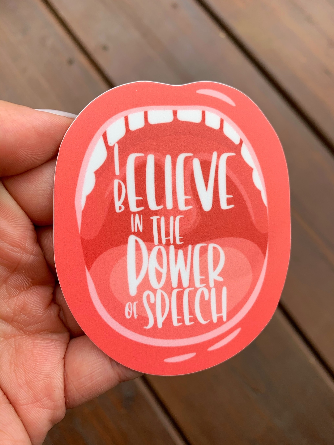 Speech Sticker, SLP Sticker, SLP Merch, Freedom of Speech, SLPA Sticker ...