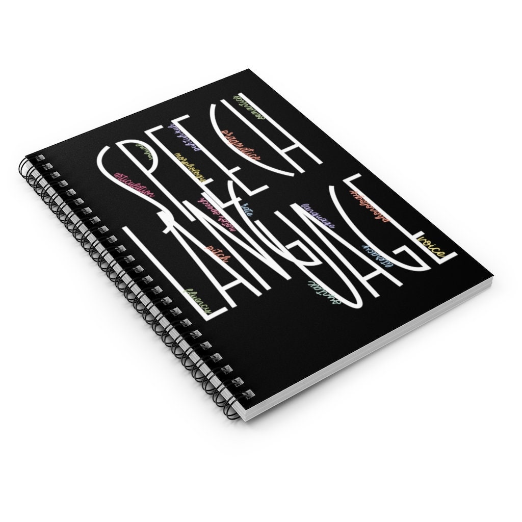 Speech Journal, Speech Data Notebook, SLP Notebook, SLP Gift, SLP ...