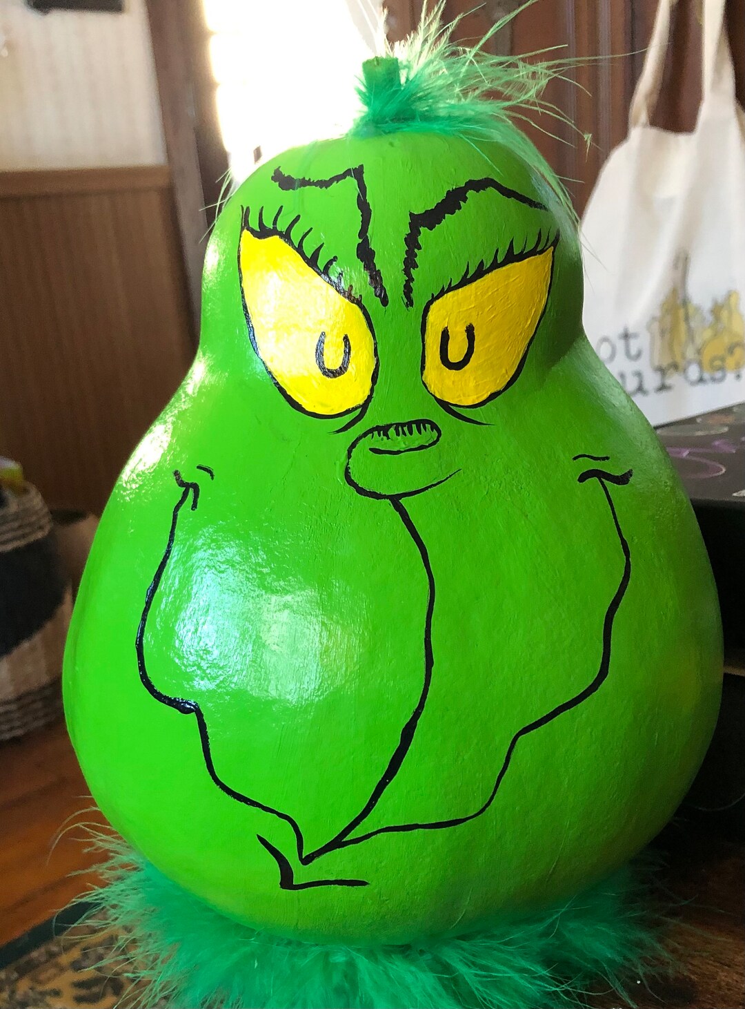 Grinch Gourd Heads - Etsy