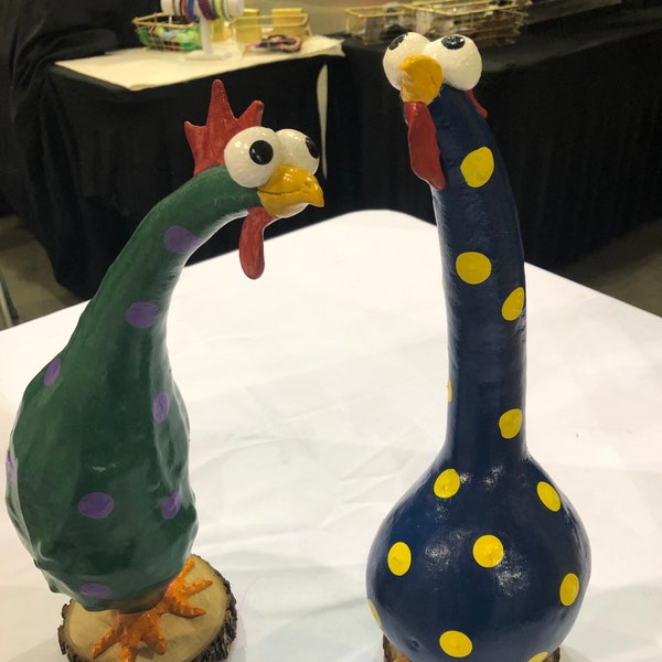 Gourd Chickens - Etsy