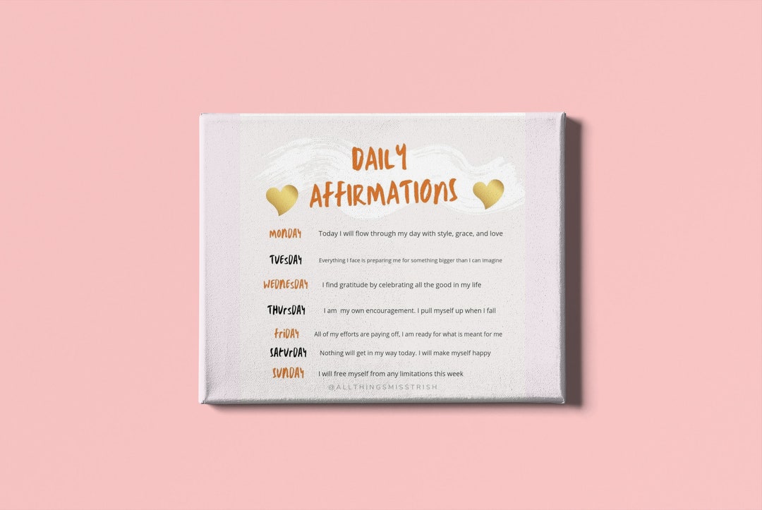 Good Vibes powerful Affirmation Wall and Home Decor Add Some Power to ...