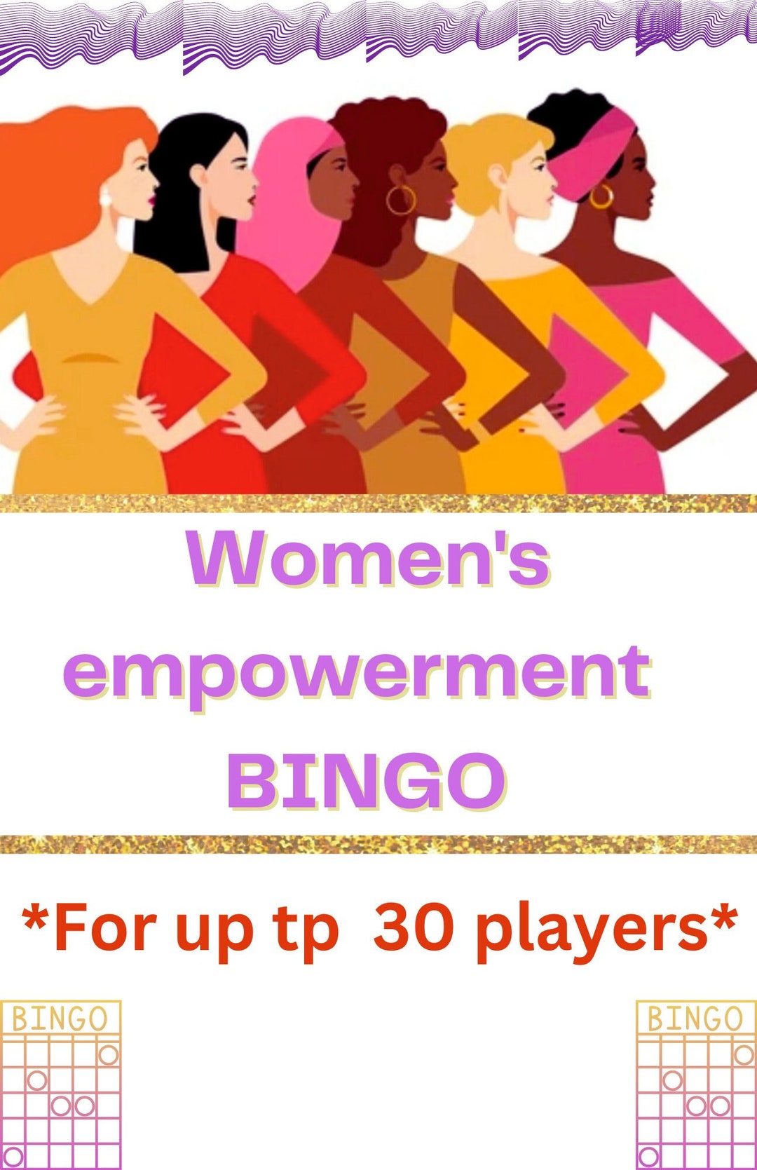 Women's Empowerment Bingo for up to 30 Players - Etsy