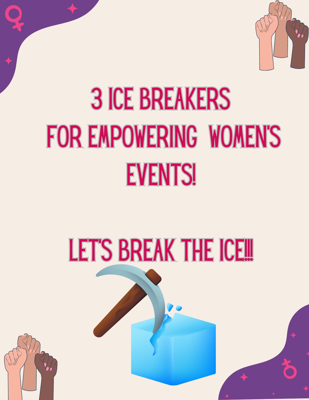 Women Empowerment Ice Breaker 3 Game Bundle - Etsy