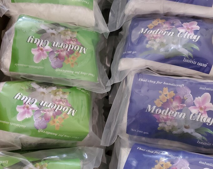 Cold Porcelain Clay, Thai Air Dry Clay, Thai Modern Clay. for ...