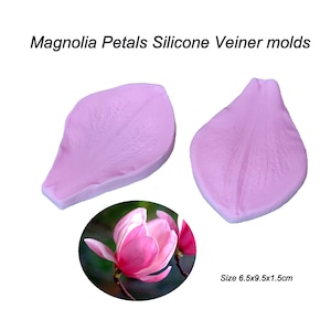 Magnolia Petals Silicone Veiner Molds, Clay Flowers,gum Paste Flowers ...