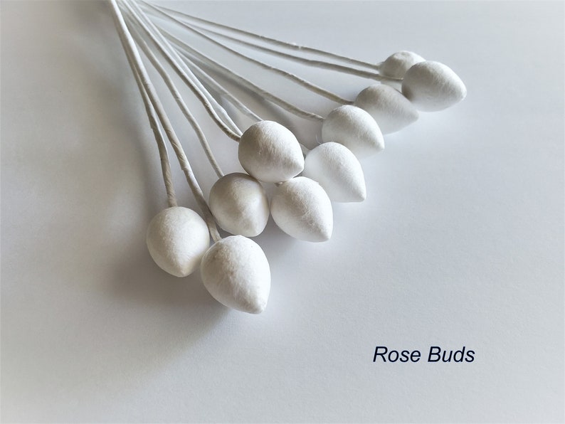 10 Large Long Stem Rose Flower Buds Size 20mm 25mm Water | Etsy