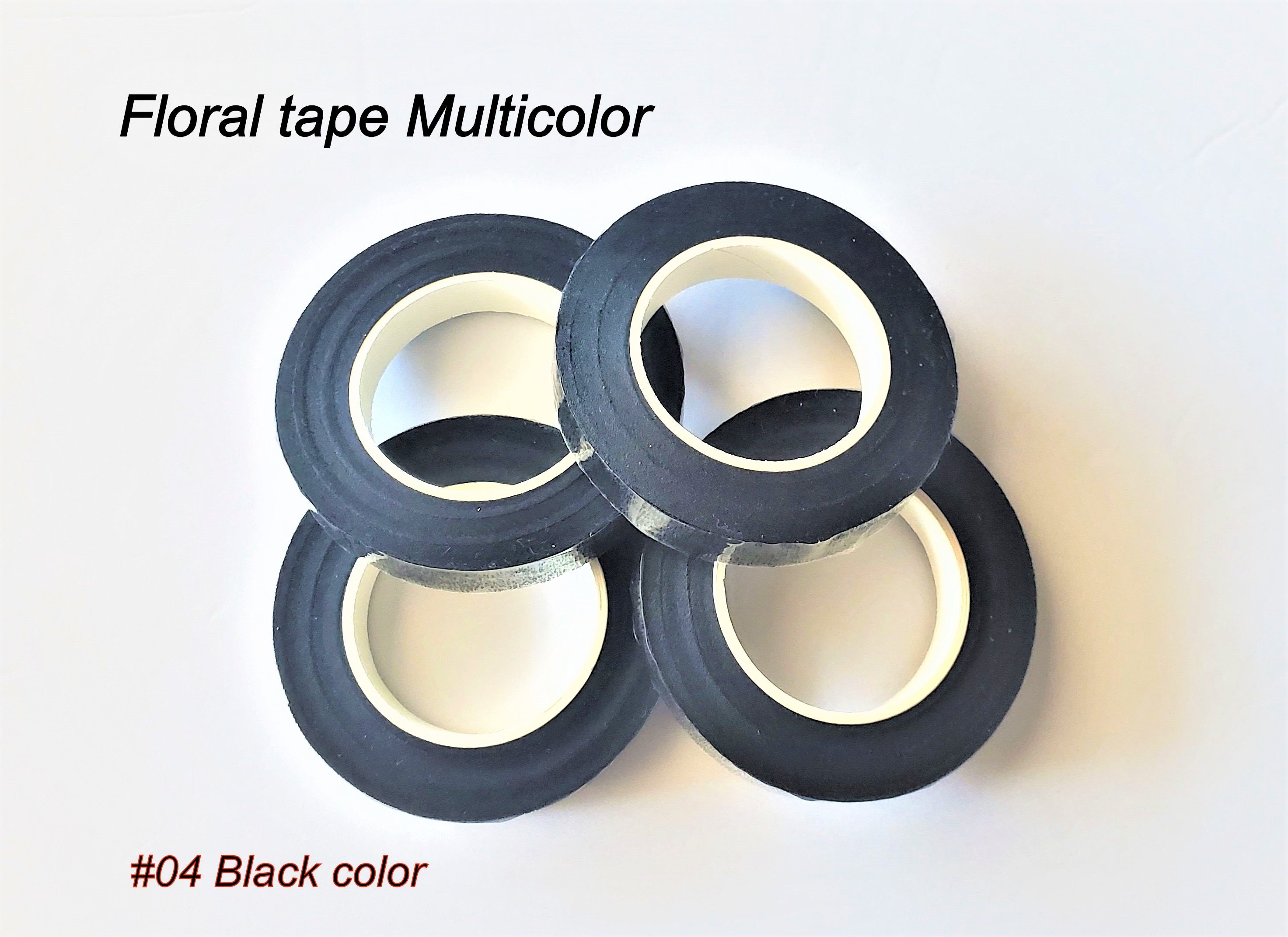 Floral Tape Multicolor4 Roll 1/2 Inch 30yards Orange, Red, Yellow ...