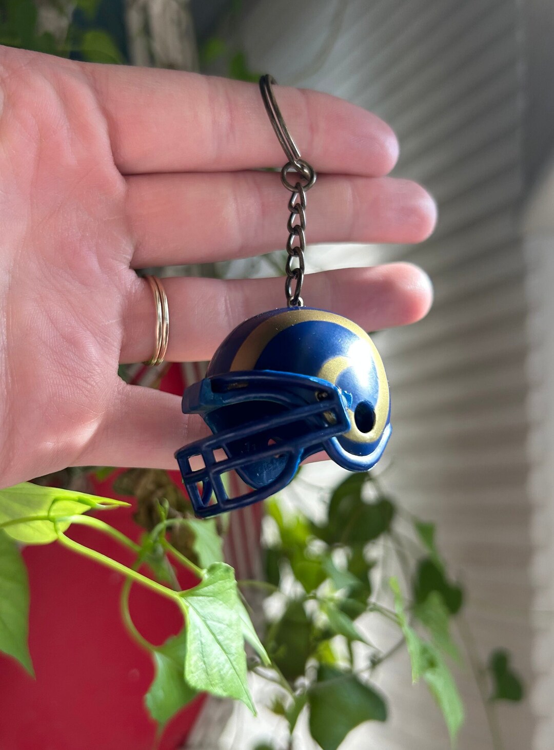 Vintage St. Louis Rams Football Helmet Keychain - Etsy