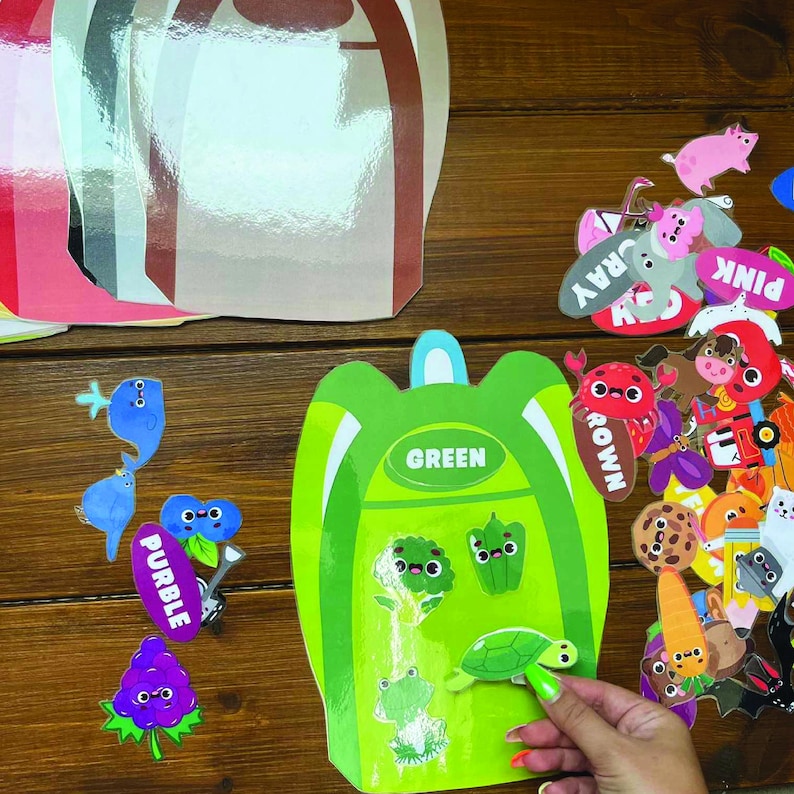 Color Matching Color Sorting Activities Color Game Color Learning Sort ...
