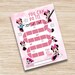 Minnie Mouse Reward Chart Sticker Chart Kids Potty Training Chart ...