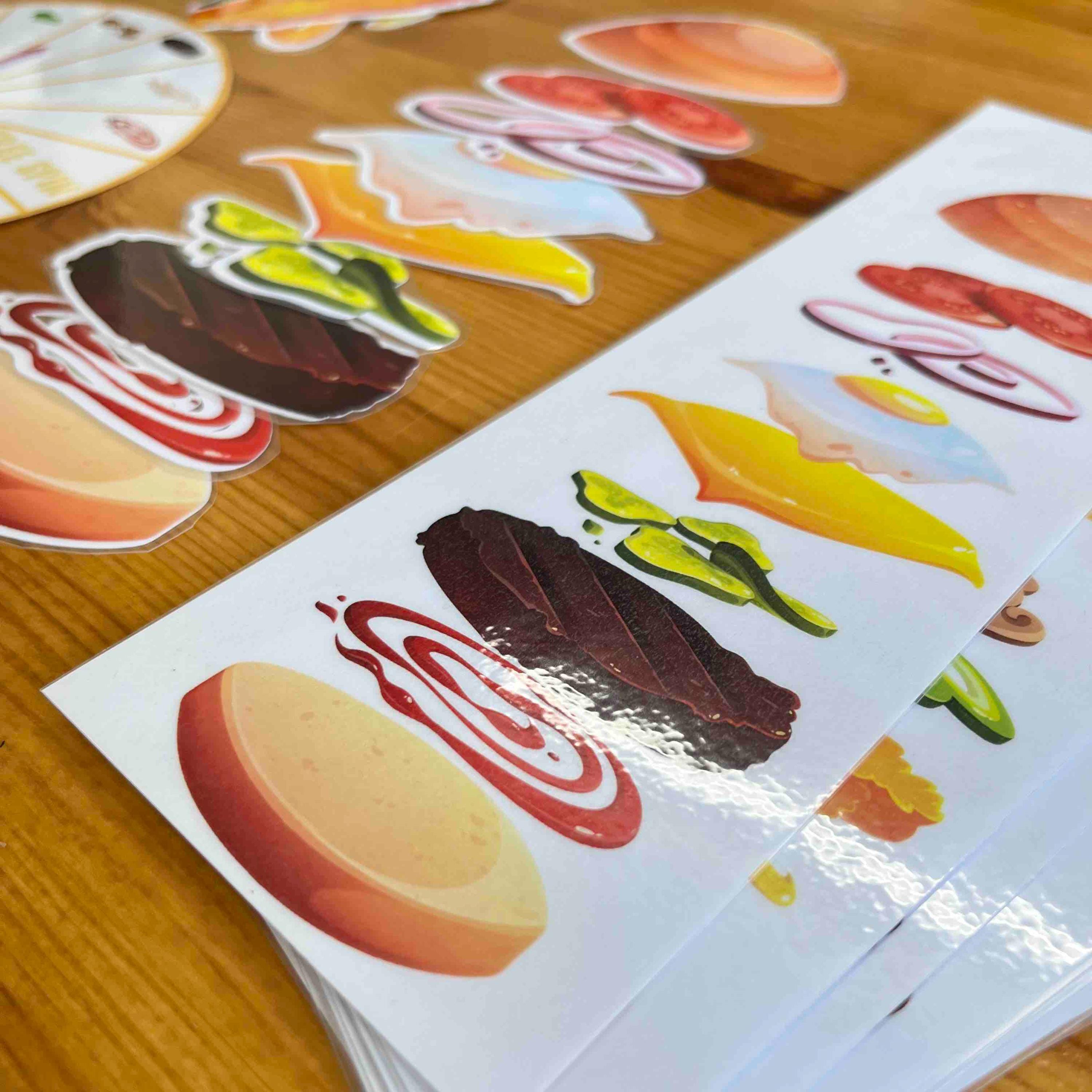 Build a Burger Pretend Play Dramatic Play Build a Burger Play Spinner ...