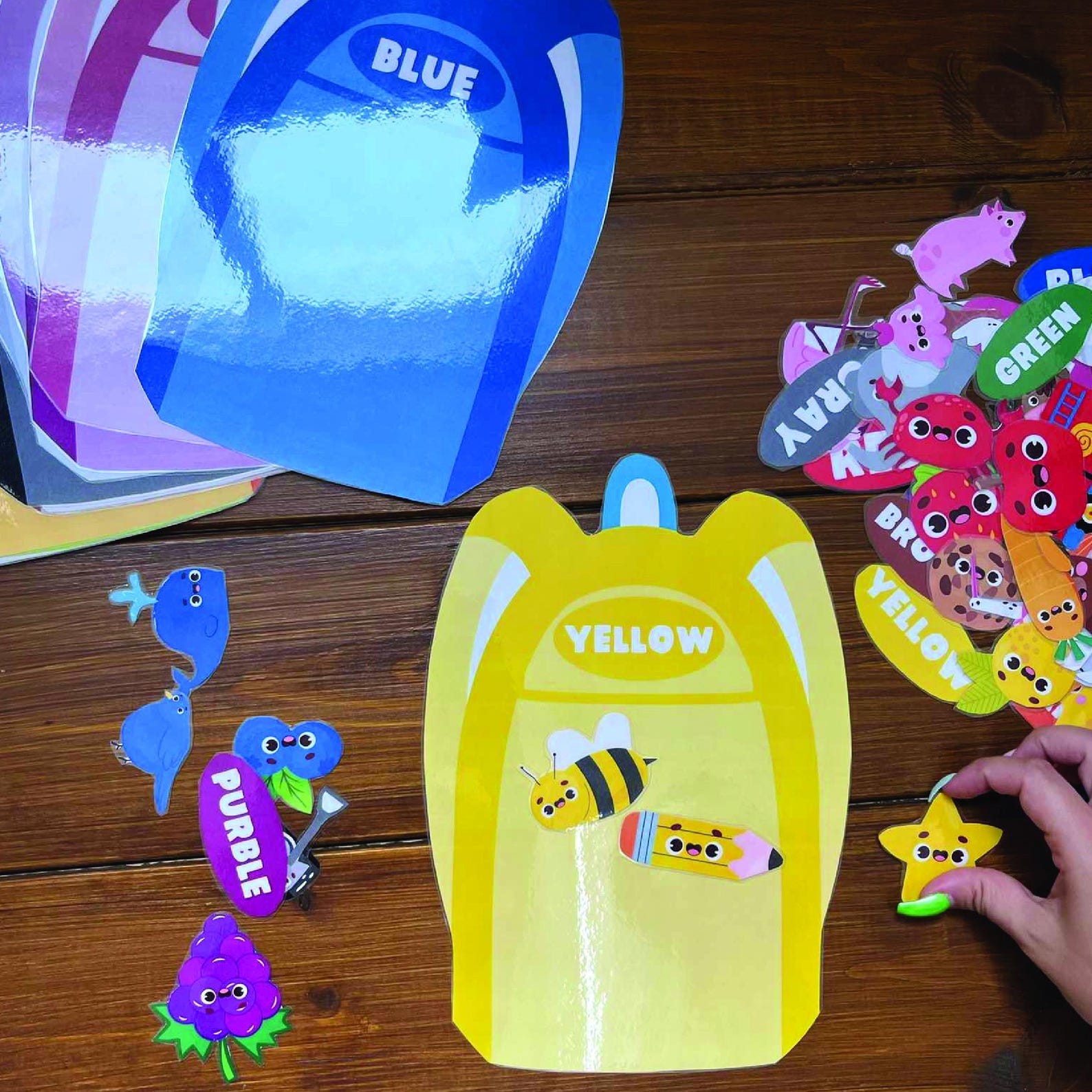 Color Matching Color Sorting Activities Color Game Color Learning Sort ...