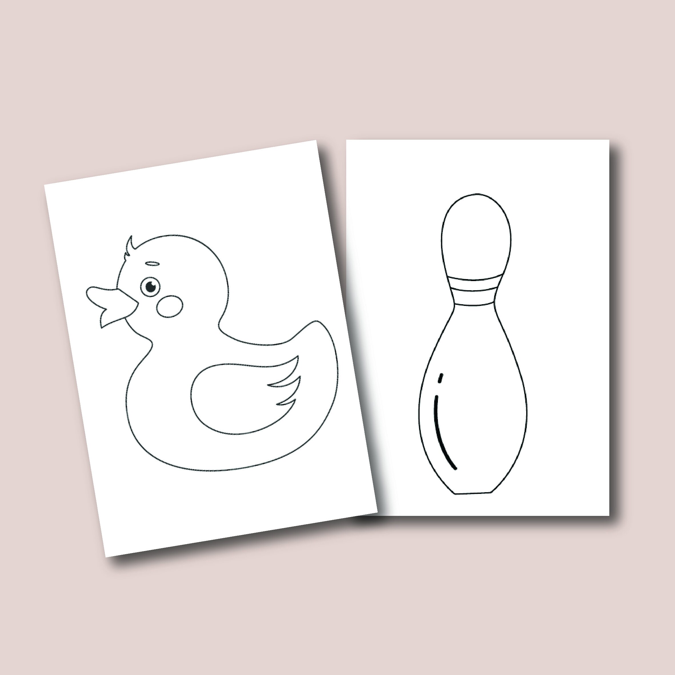 94 Printable Coloring Pages Easy for Kids, Toddlers, Preschoolers ...