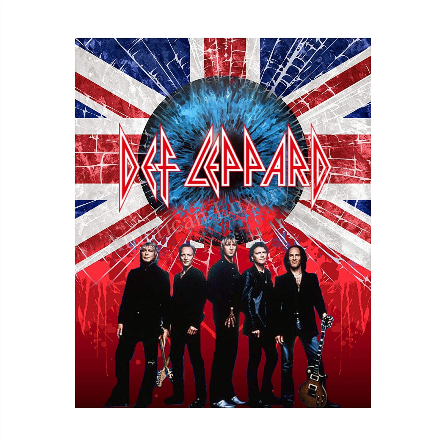 Def Leppard Band-Logo Poster Print-8 x 10 Classic Wall | Etsy