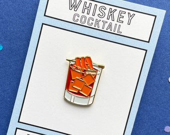 Mai Tai Cocktail Enamel Pin Tiki Drinks and Alcohol Themed Gift. Rum ...