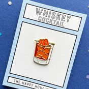 Whiskey Cocktail Enamel Pin Drinks and Alcohol Themed Gift - Etsy