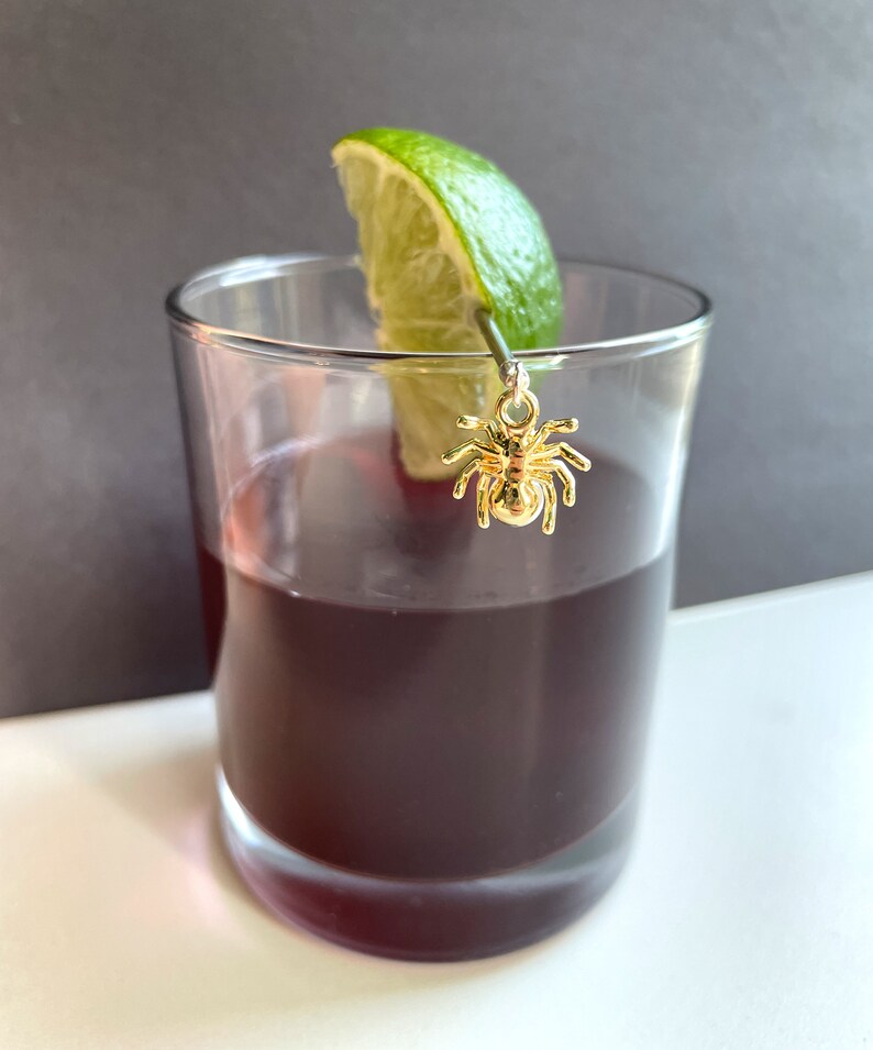 Spider Cocktail Picks 5 Appetizer Picks Olive Martini - Etsy
