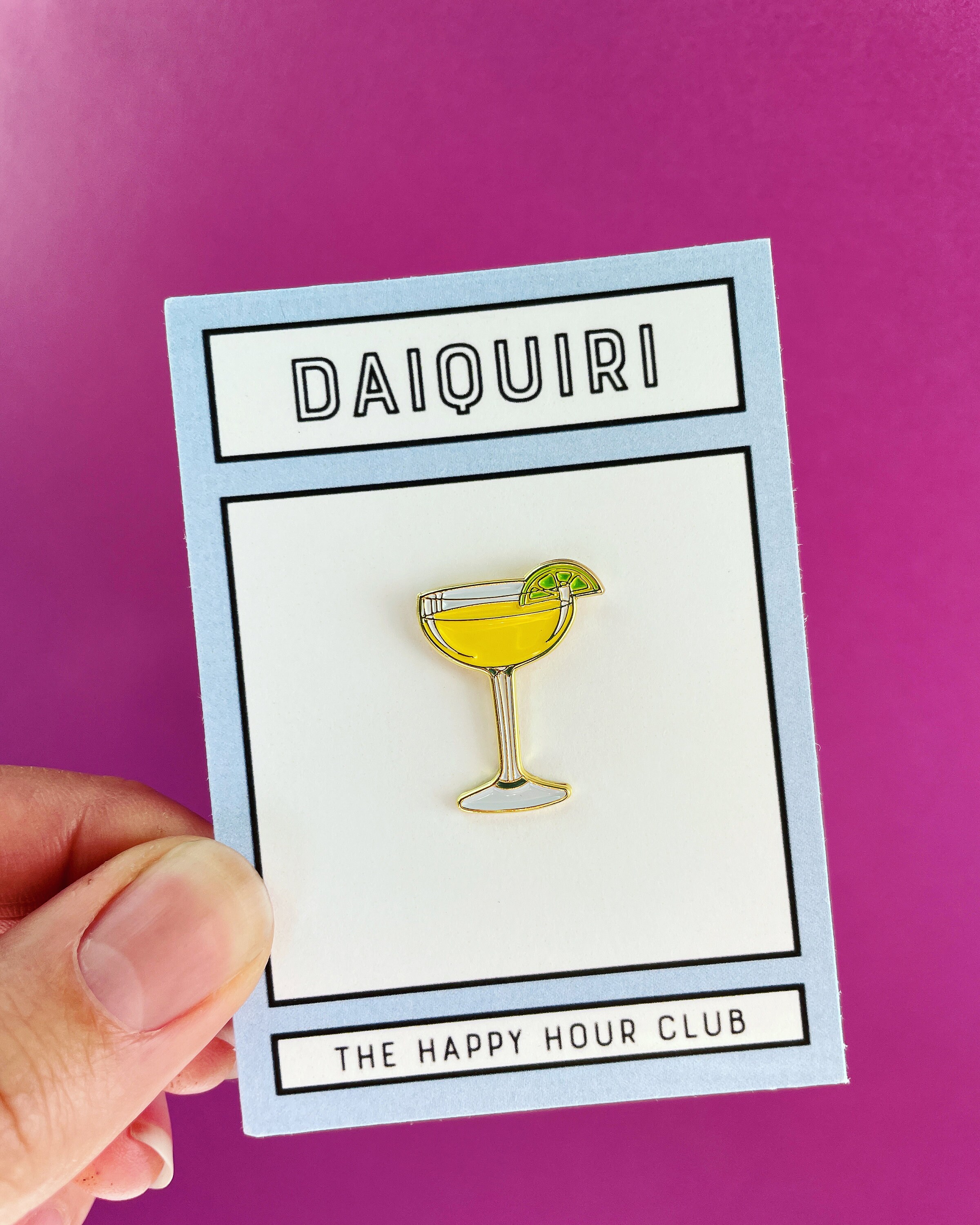 Daiquiri Cocktail Enamel Pin Drinks and Alcohol Themed Gift - Etsy