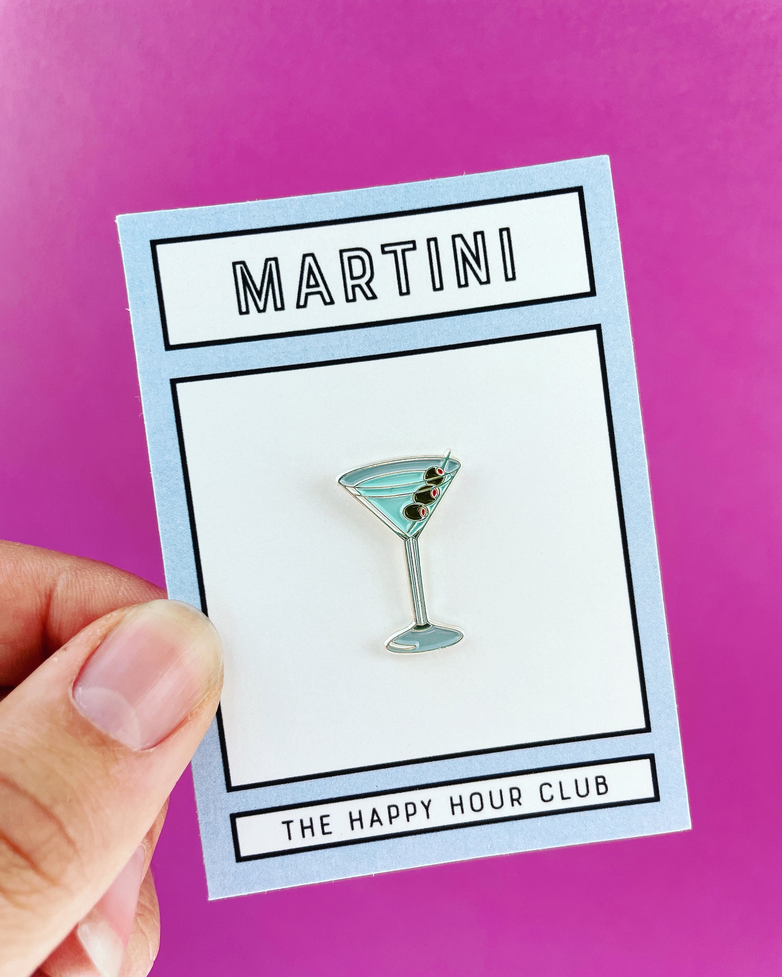 Martini Cocktail Enamel Pin Drinks and Alcohol Themed Gift Ideas. Lapel ...