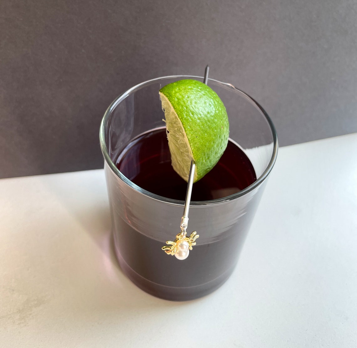 Spider Cocktail Picks 5 Appetizer Picks Olive Martini - Etsy