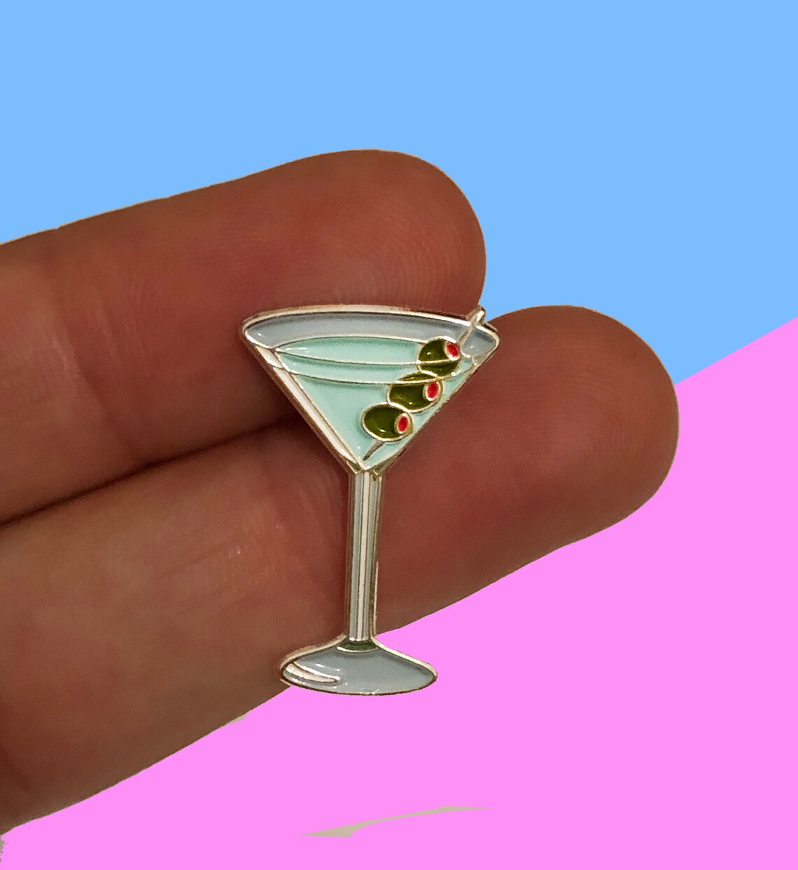 Martini Cocktail Enamel Pin Drinks and Alcohol Themed Gift | Etsy