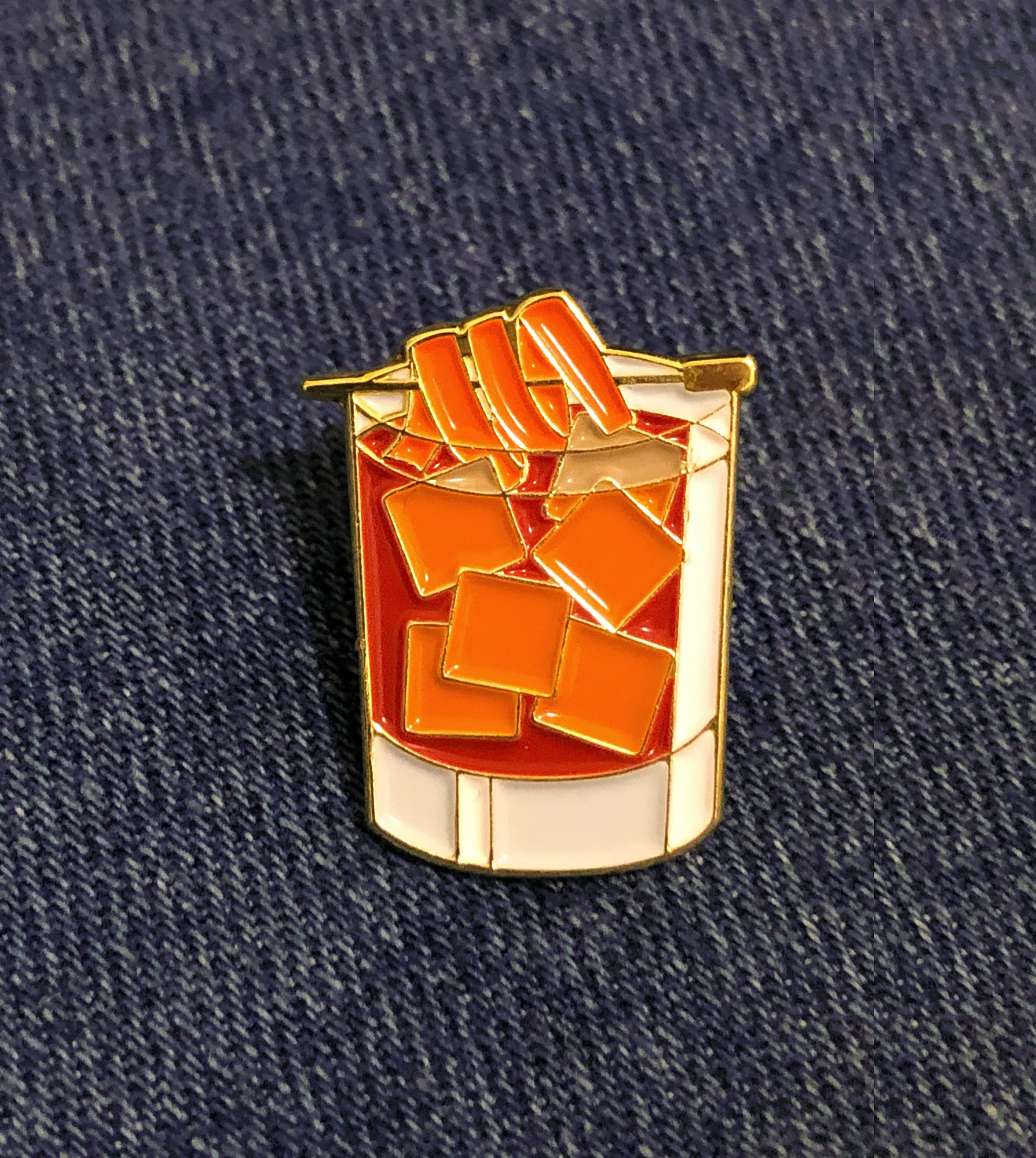 Whiskey Cocktail Enamel Pin Drinks and Alcohol Themed Gift - Etsy