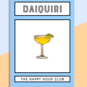 Daiquiri Cocktail Enamel Pin - Drinks and Alcohol Themed Gift Ideas ...