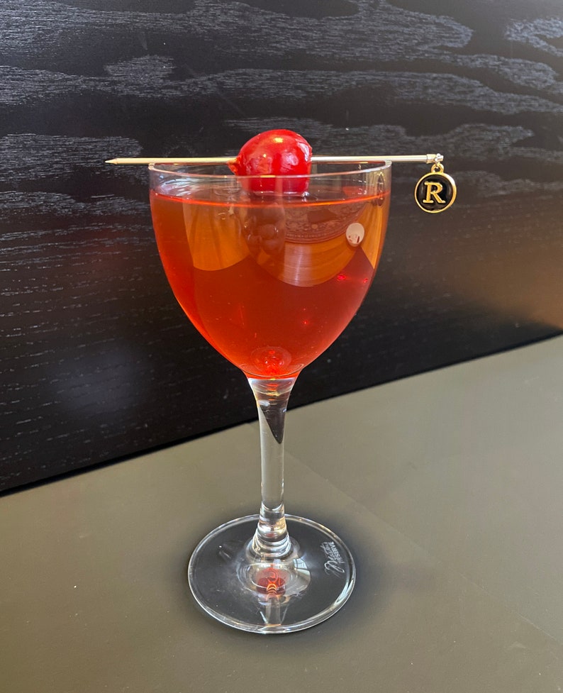 Initial Letter Cocktail Picks 5 Appetizer Picks Metal - Etsy