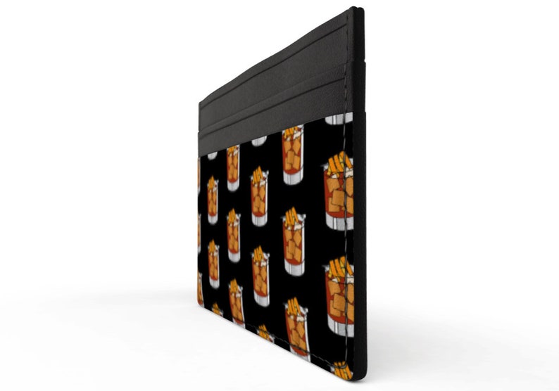 Whiskey Cocktail Leather Card Holder Wallet Handmade Drinks - Etsy