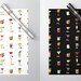 Classic Cocktails Wrapping Paper Sheets Set of 5 Alcohol Drinking Booze ...