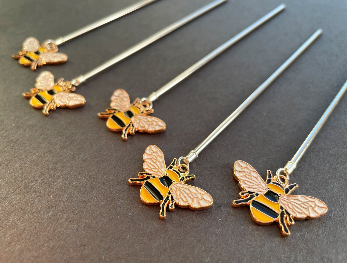 Bumble Bee Cocktail Picks - 5 Appetizer Picks - Olive Martini Picks for ...