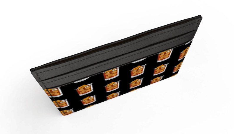 Whiskey Cocktail Leather Card Holder Wallet Handmade Drinks | Etsy